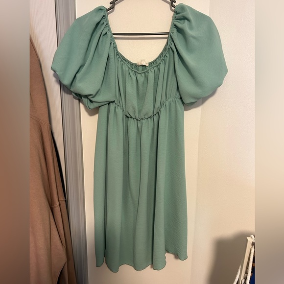 See You Monday | Dresses | See You Monday Puffed Sleeve Dress | Poshmark
